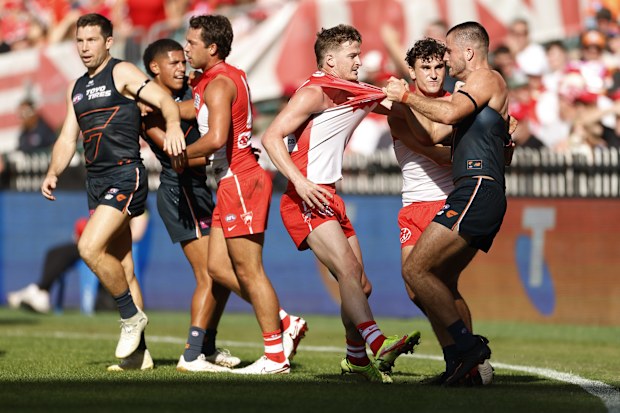 AFL news 2025: Lewis Melican cops three-game ban for shot on Toby ...
