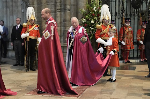King Charles and Prince William attend the Order of the Bath service at ...
