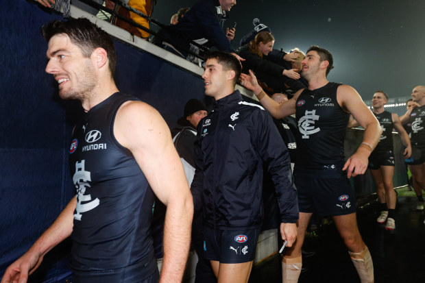 AFL News 2024: Carlton, Adam Cerra hamstring, soft tissue injuries ...