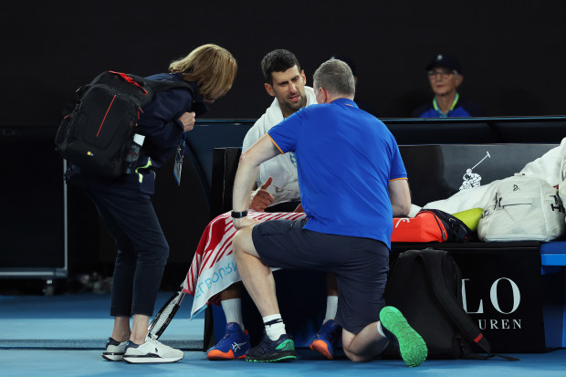 Australian Open 2023: Extent of Novak Djokovic hamstring injury, three ...