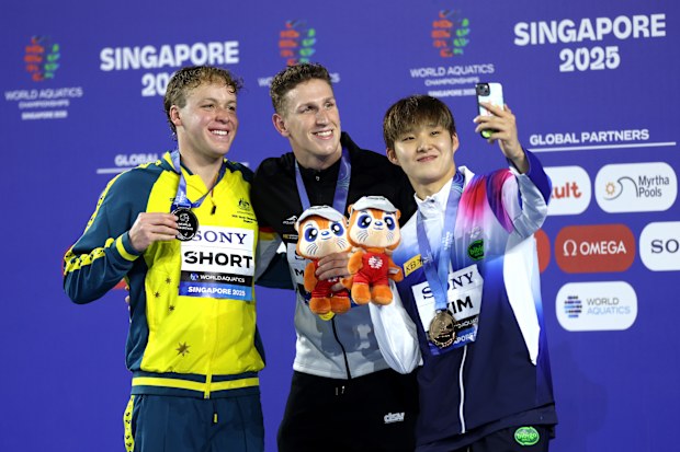 World swimming championships 2025: Lukas Martens wins gold in Singapore ...