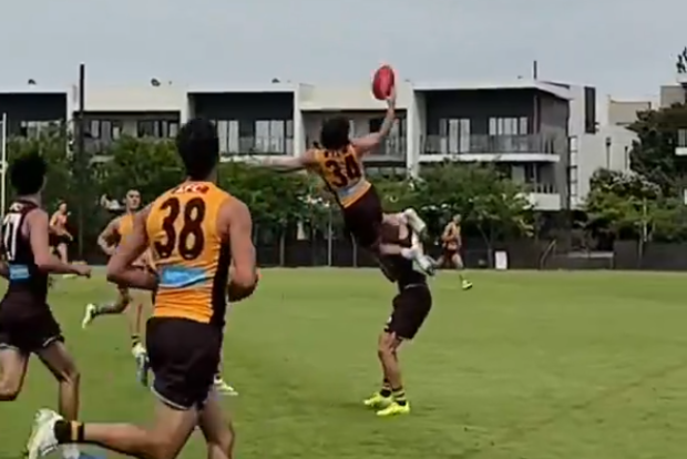 AFL News 2025: Nick Watson takes makr of the year with one hand ...