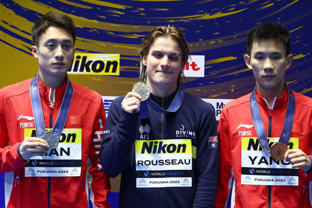 Australian diver Cassiel Rousseau claims historic diving golf in Fukuoka