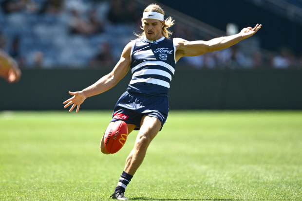 AFL News 2025: Bailey Smith banned from wearing white Nike headband, Geelong vs Hawthorn ...