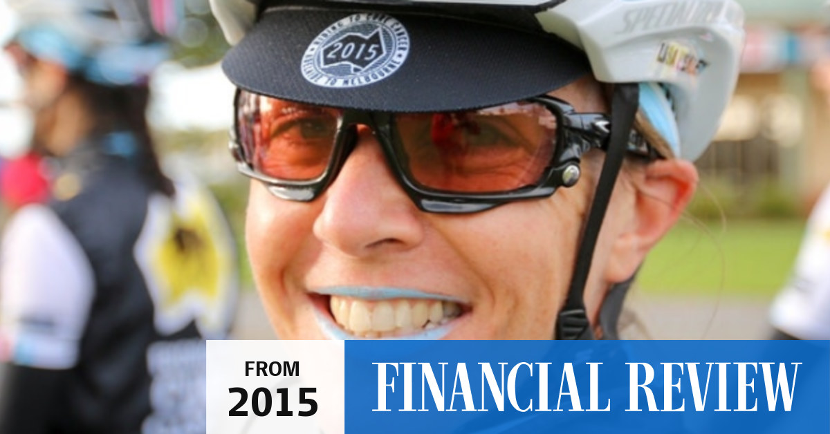 Pedal power: Lisa Healey