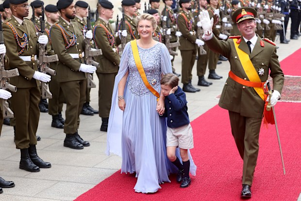 Royal siblings meet Pope Leo as their mother Grand Duchess Stephanie ...