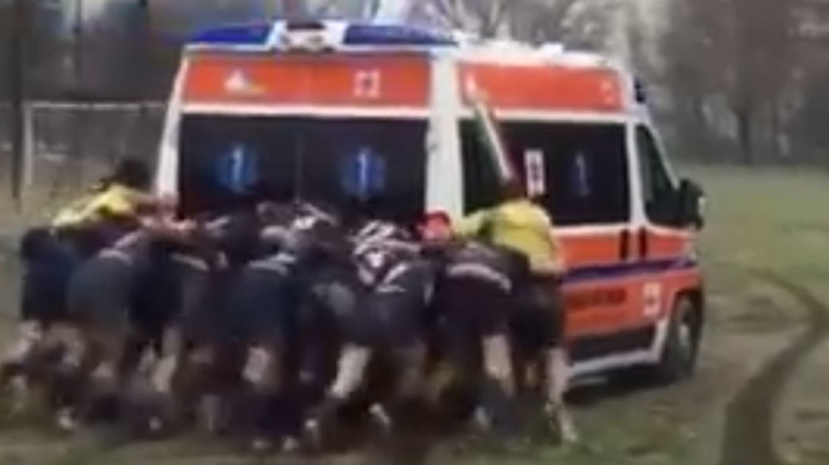 Rolling maul saves the day