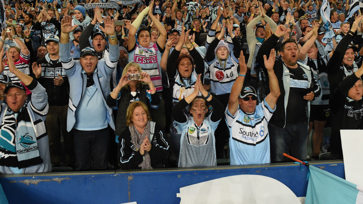 It's the Shark Clap now, say Cronulla supporters