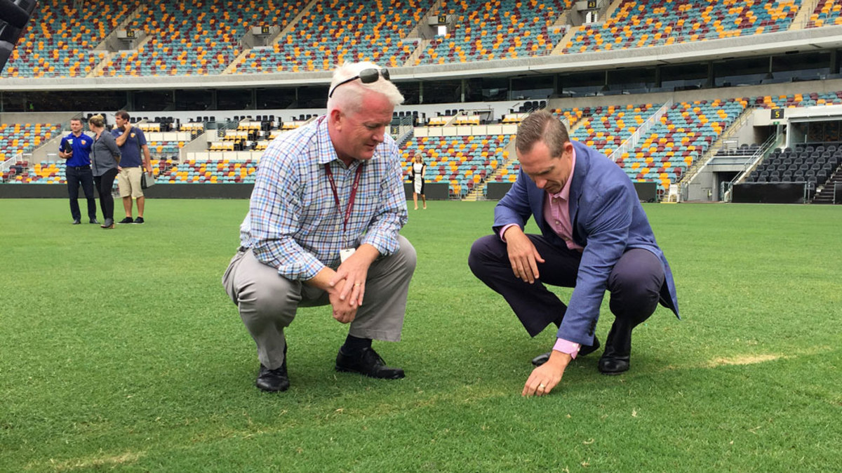 Brisbane Lions' Jonathan Brown slams Gabba curator over AFLW grand ...