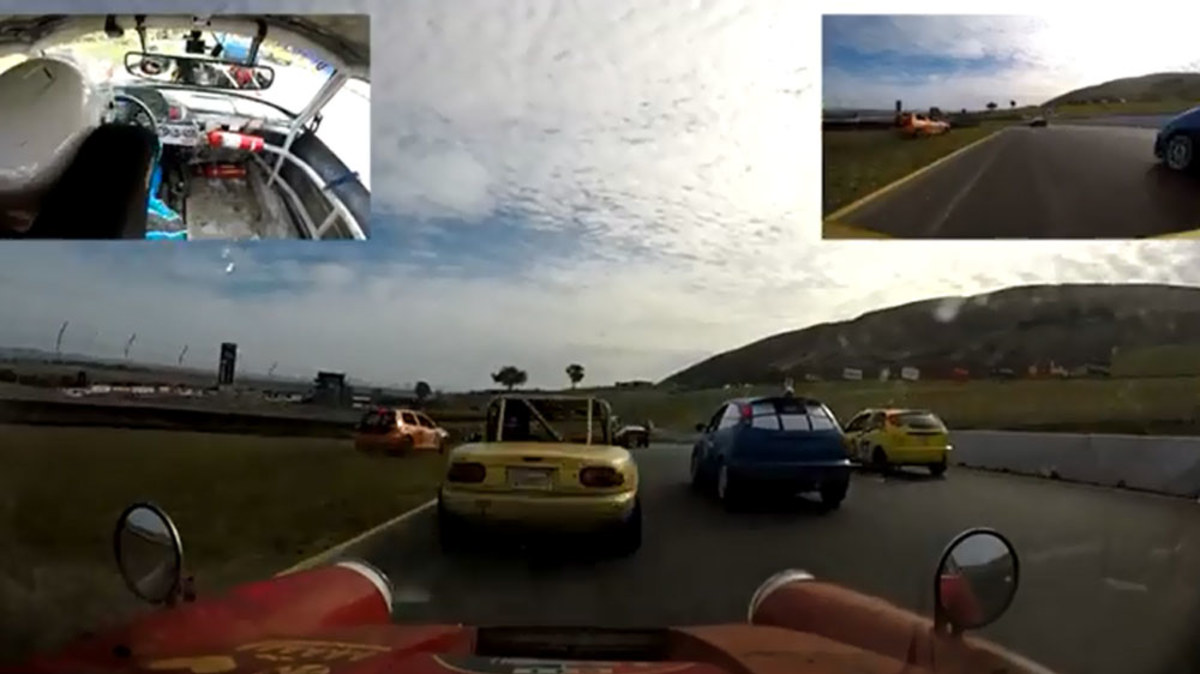 Endurance racer continues after crash repair of the year | Nine.com.au