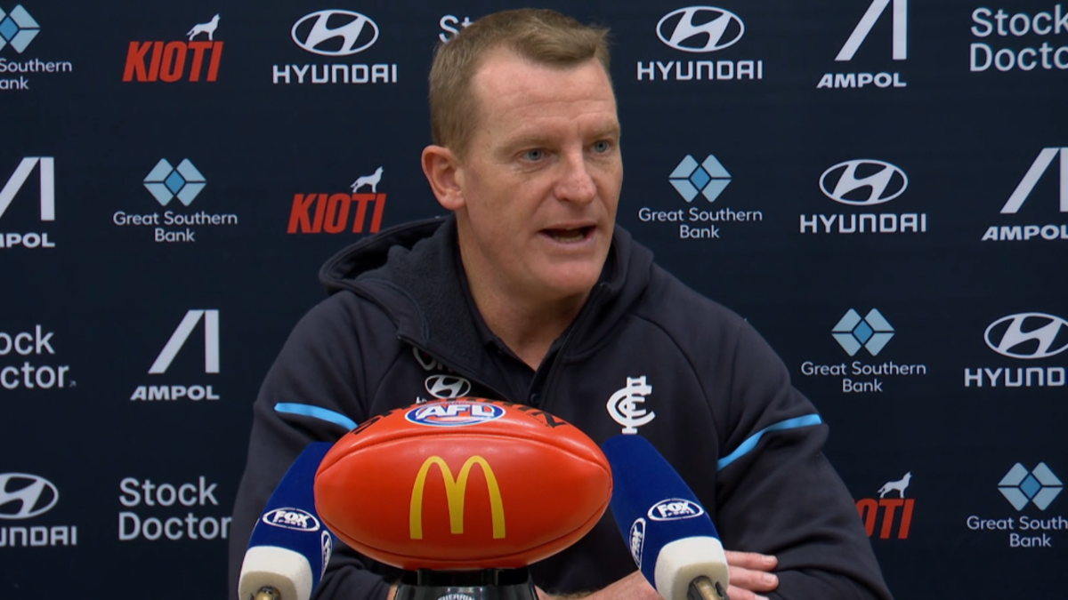 AFL news 2024 | Geelong v Carlton, Michael Voss slams 'unacceptable ...