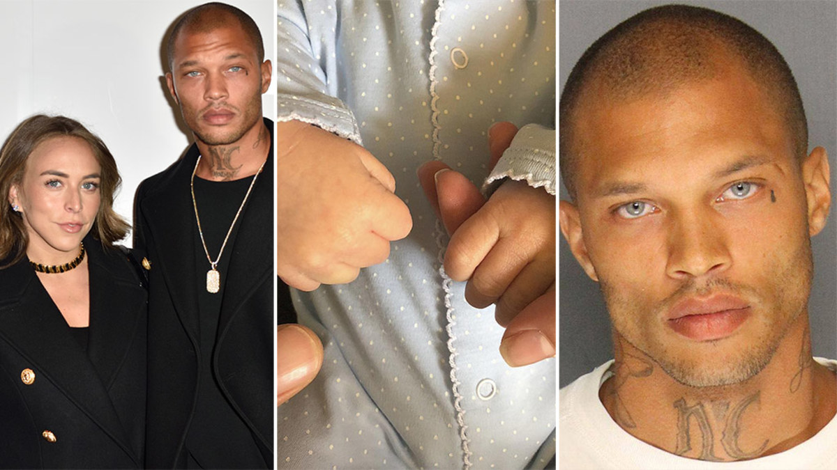 Hot Felon Jeremy Meeks and Chloe Green celebrate arrival of their baby ...