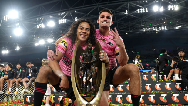 Penrith Panthers halfback N﻿athan Cleary is on track to make a round ...