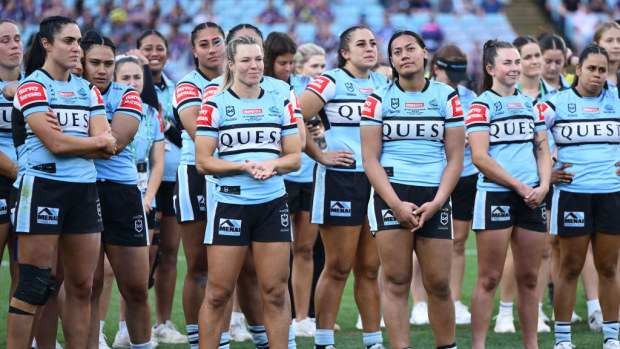 NRLW grand final 2024: Cronulla Sharks players in tears after loss ...