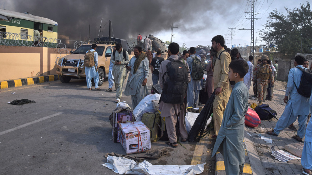 Pakistan train explosion: Powerful bomb explodes near railway track in ...