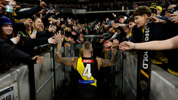 AFL news 2024: Dustin Martin 300th match, goal; Richmond Tigers vs ...