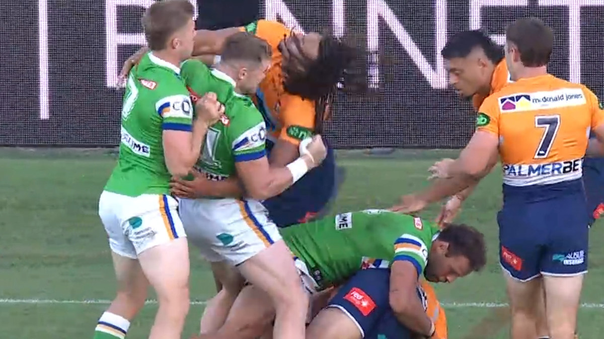 NRL news 2026 | Hudson Young hair pull on Dom Young, charges, Newcastle ...