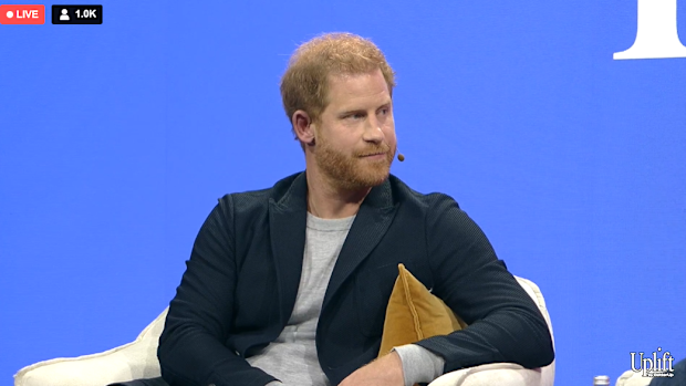 Prince Harry appears on stage in San Francisco for BetterUp hours after ...