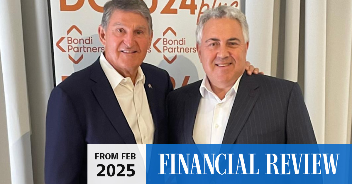 Joe Manchin joins Joe Hockey’s Bondi Partners, predicts Donald Trump’s ...