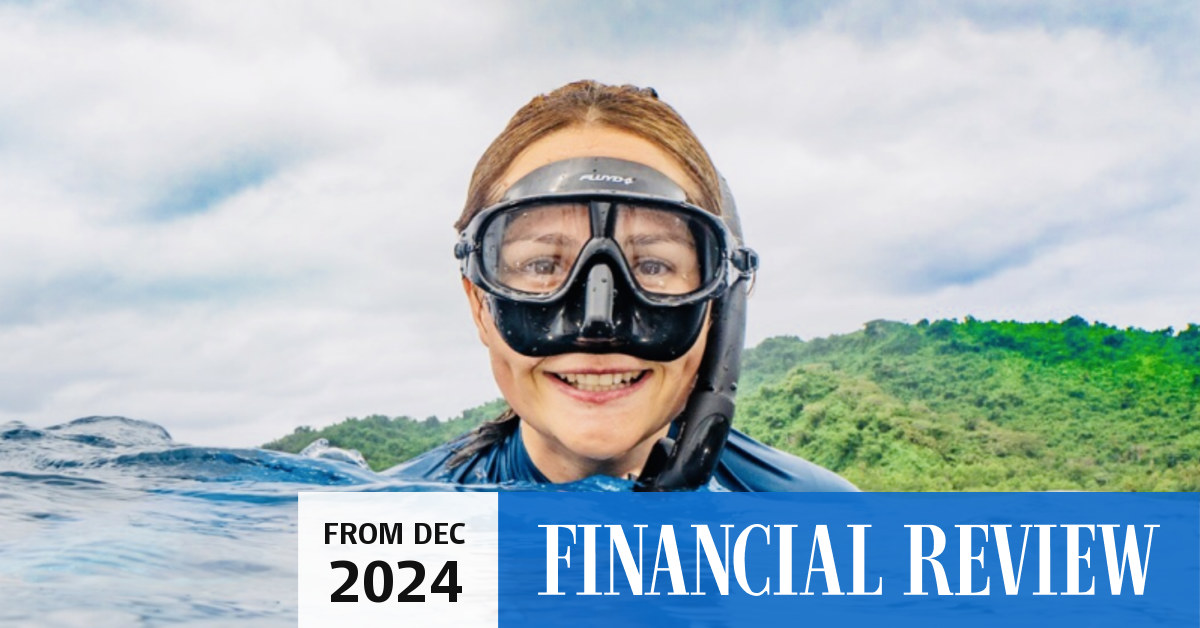 Perth scuba diver Emma Burdett is managing director of marketing agency ...