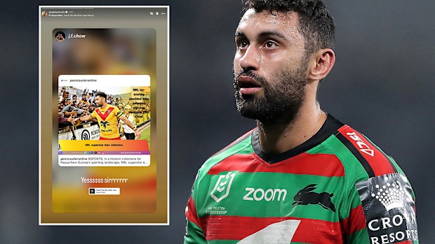 Alex Johnston confirmed his PNG Chiefs signing on Instagram.