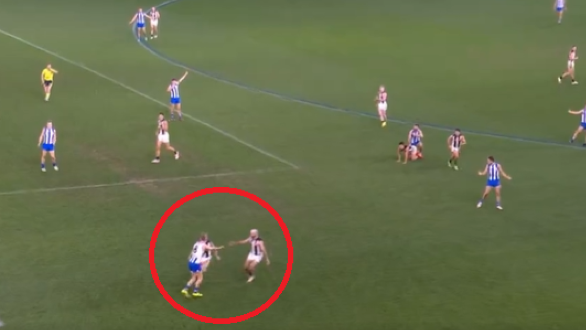 AFL News 2024: North Melbourne vs Collingwood, Bailey Scott, 50 metre ...