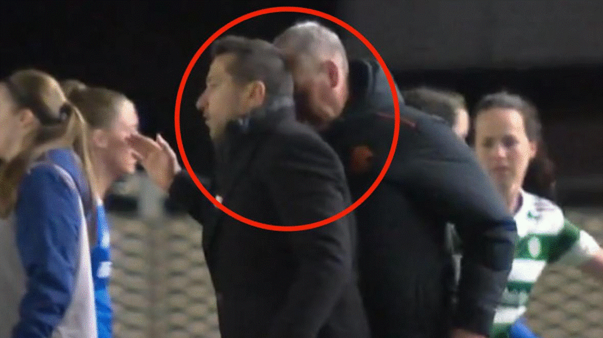 Football news 2023: Rangers coach Craig McPherson appears to headbutt ...