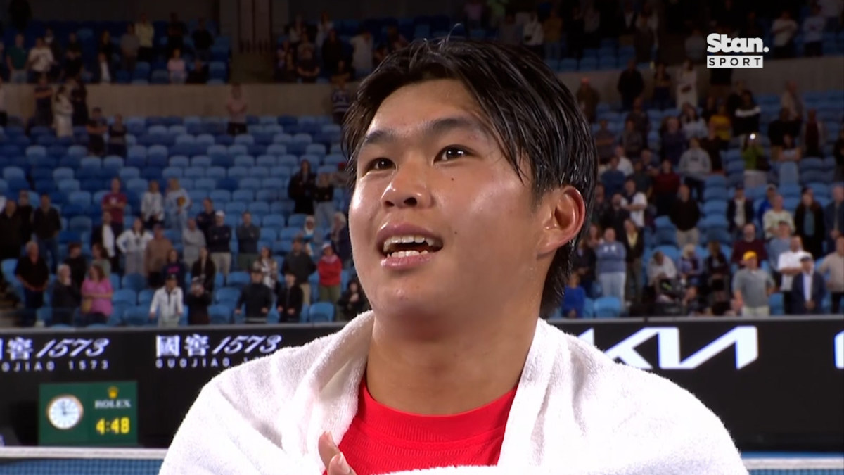 Australian Open 2025 | Learner Tien beats Daniil Medvedev, interview ...