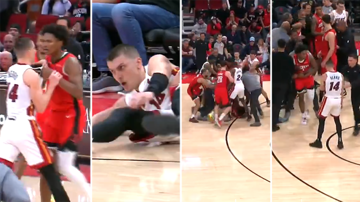 NBA news 2024 | Tyler Herro and Amen Thompson fight video; Miami Heat ...