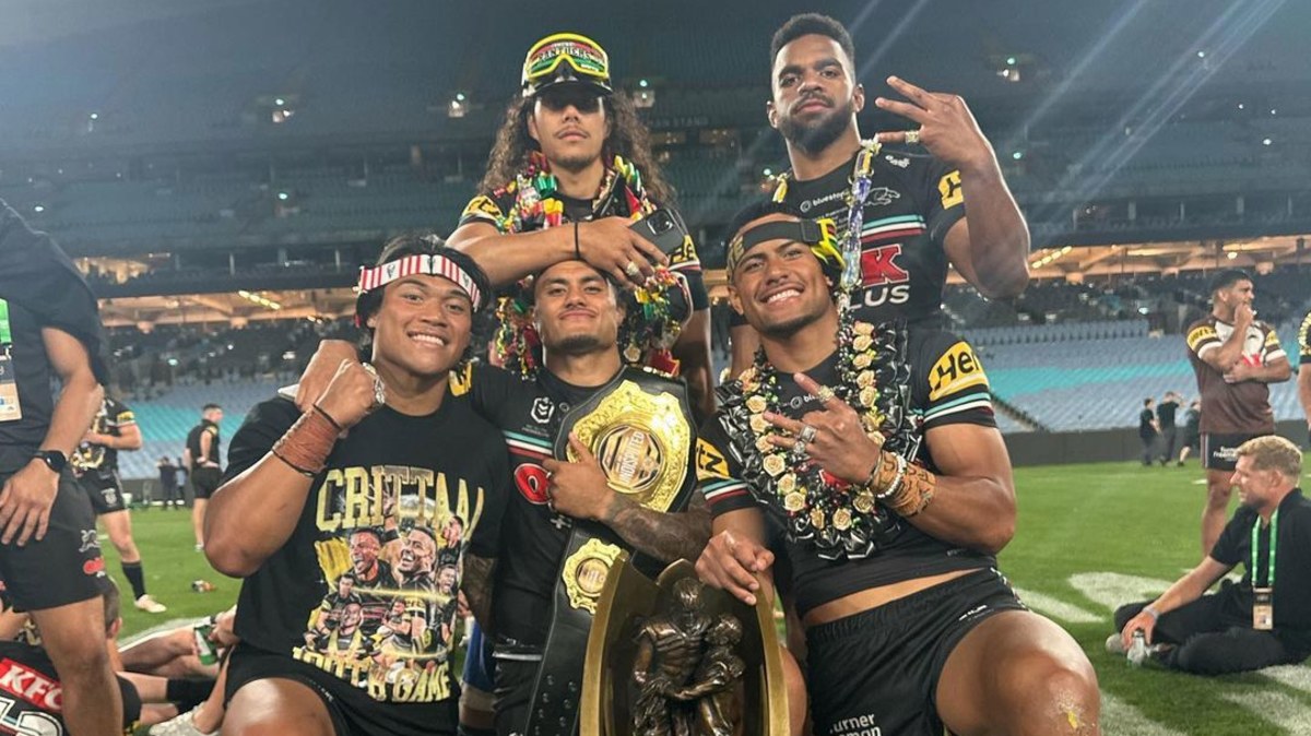 NRL Grand Final 2023: Penrith Panthers premierships celebrations ...