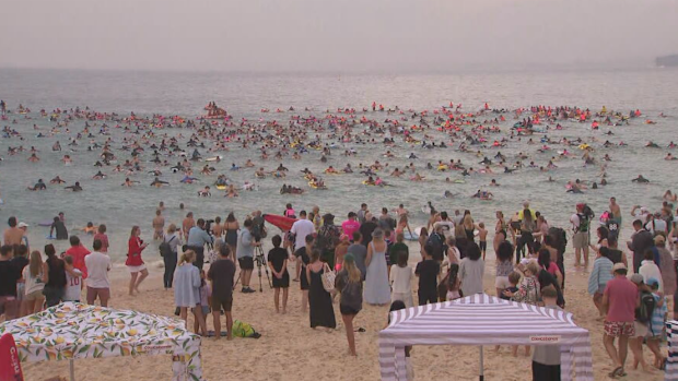 Parents of Sydney Harbour shark attack victim, 12, join poignant Bondi ...
