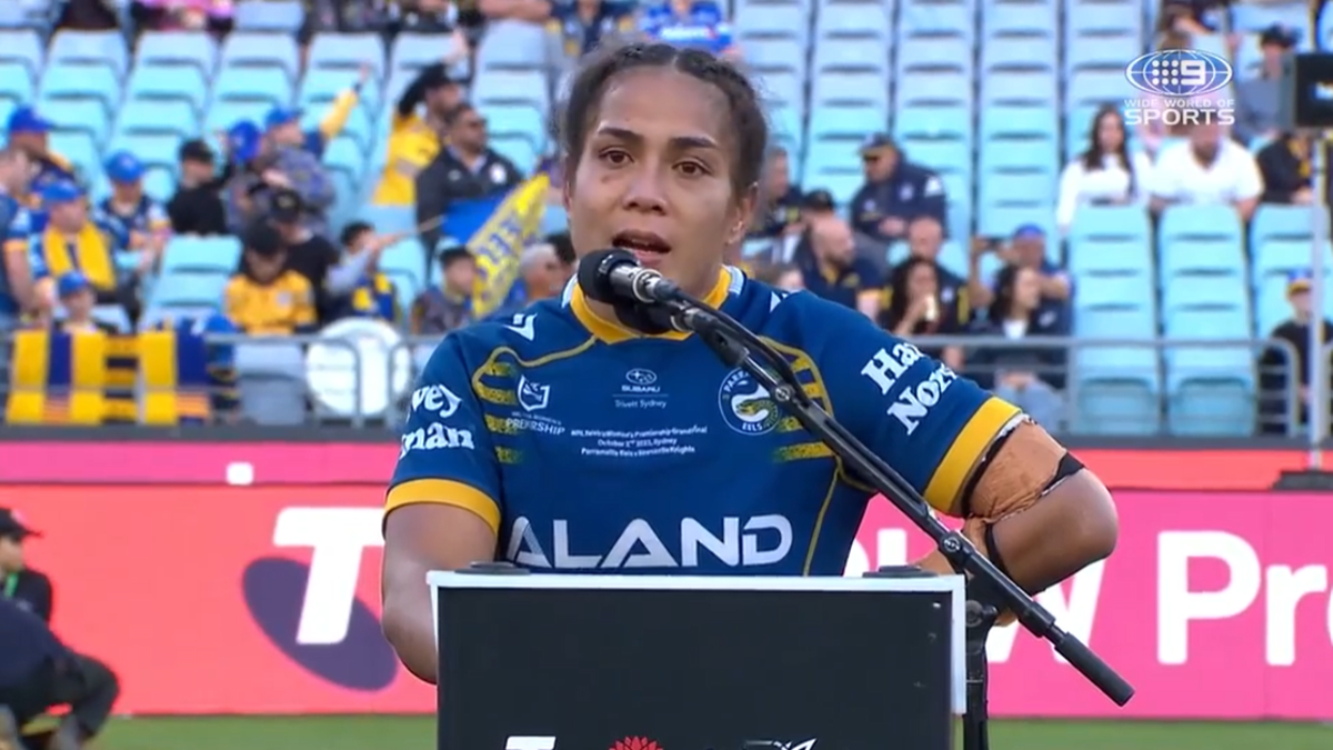NRL Grand Final 2022: Parramatta Eels captain Simaima Taufa tears up in ...