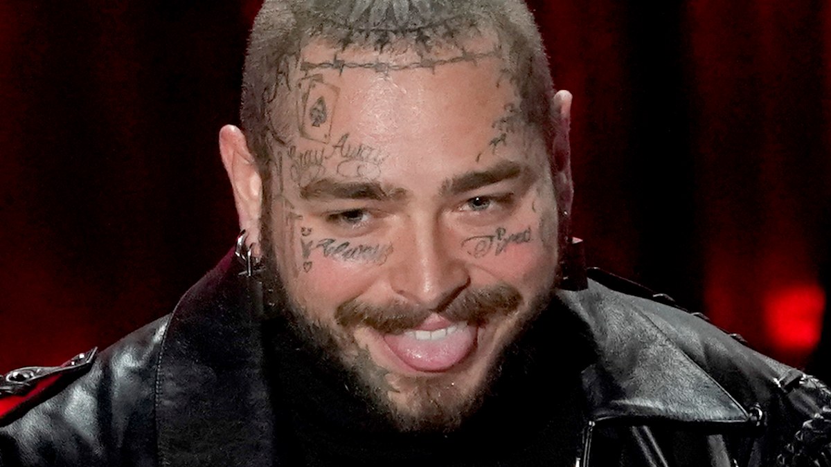 Rapper Post Malone denied entry at Perth nightclub over facial tattoos ...