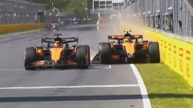 F1 news 2025 Canadian Grand Prix: McLaren crash between Lando Norris ...