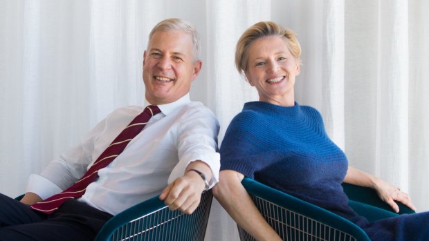 How actor Jane Turner and Corrs Chambers CEO John Denton make marriage work