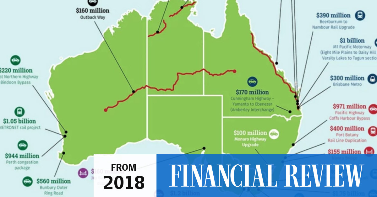 Federal budget 2018: Here's a map of the 10-year national ...