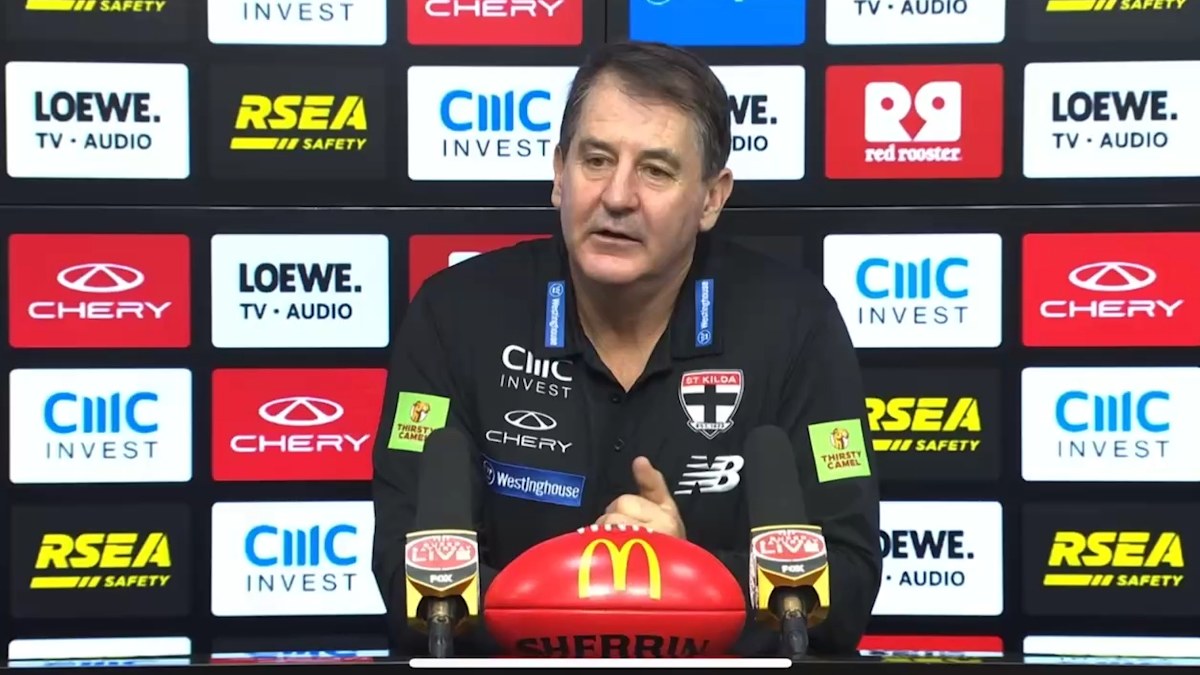 AFL News 2025: St Kilda Saints coach Ross Lyon cracks it with ...