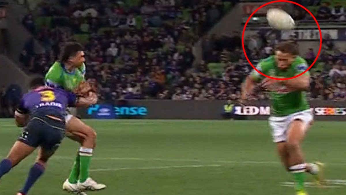 NRL 2022: Canberra Raiders v Melbourne Storm, Sebastian Kris falcon ...