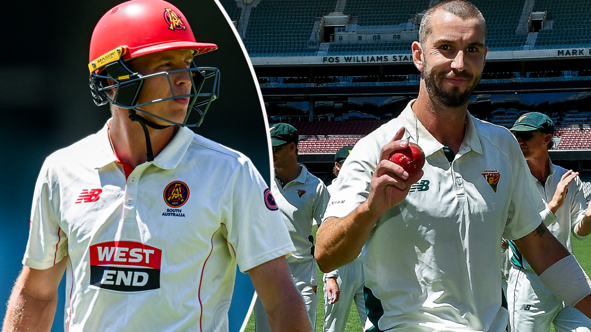 Sheffield Shield 2025 | Tasmania vs South Australia, 8-21 collapse ...