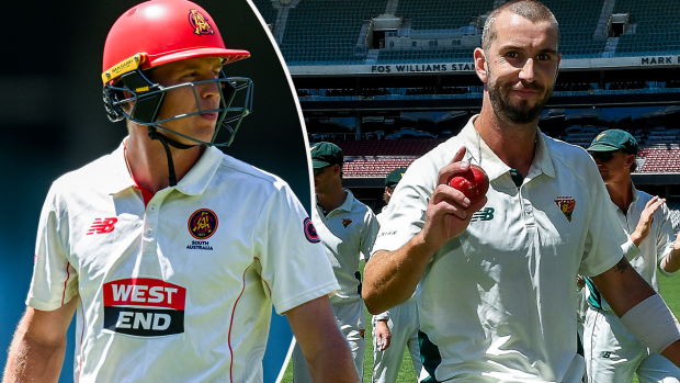 Sheffield Shield 2025 | Tasmania vs South Australia, 8-21 collapse ...