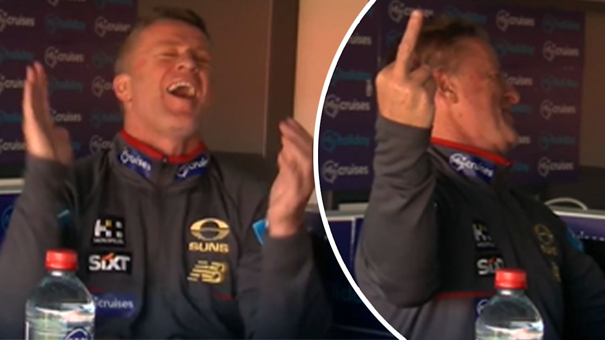 AFL news 2025: Damien Hardwick apologises for middle finger salute ...