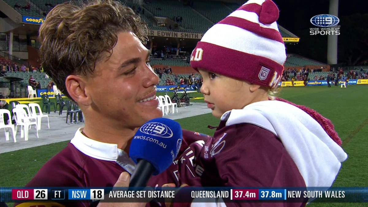 State of Origin 2023: Reece Walsh shares sweet moments with daughter ...