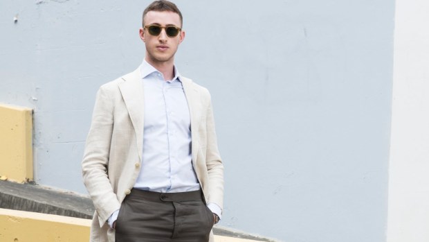 Property executive Ben Handler finds business strength upside down on a yoga mat