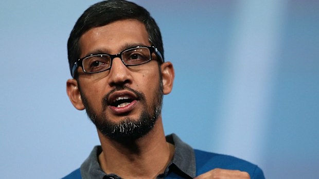 Google chief Sundar Pichai pockets $US100.5m for first year