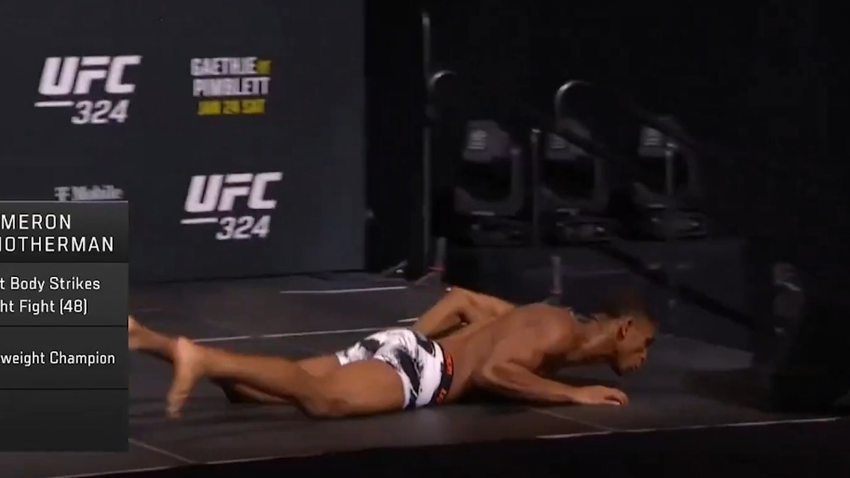 UFC 324: Cameron Smotherman collapses after making weight, fight called ...