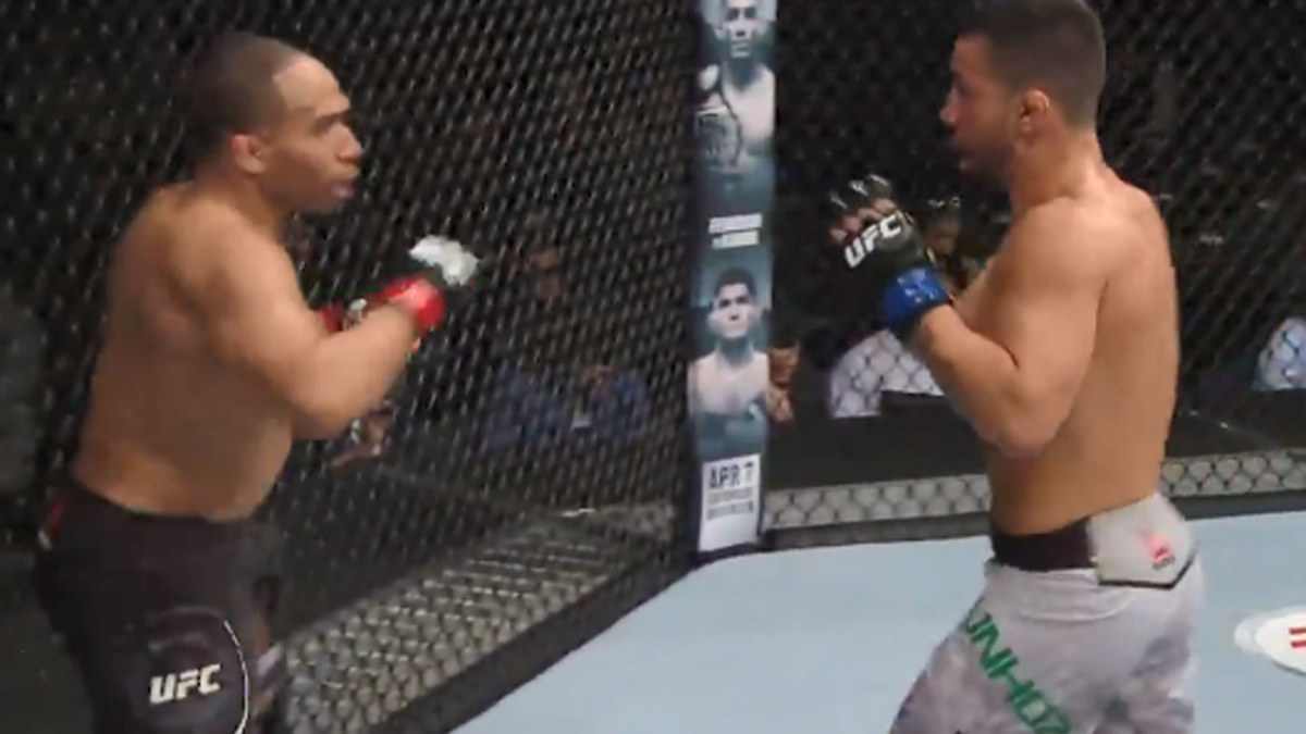 Ugly groin shot mars UFC 222