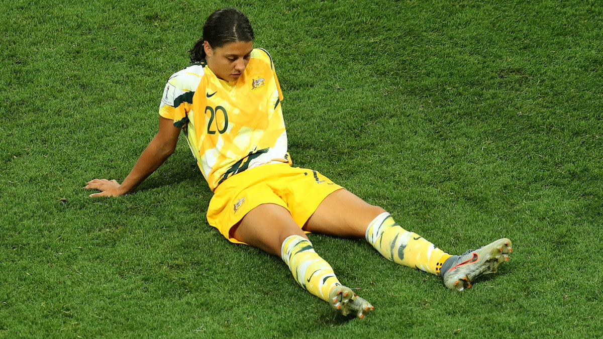 Sam Kerr penalty kick, reaction video | World Cup, Australia vs Norway ...