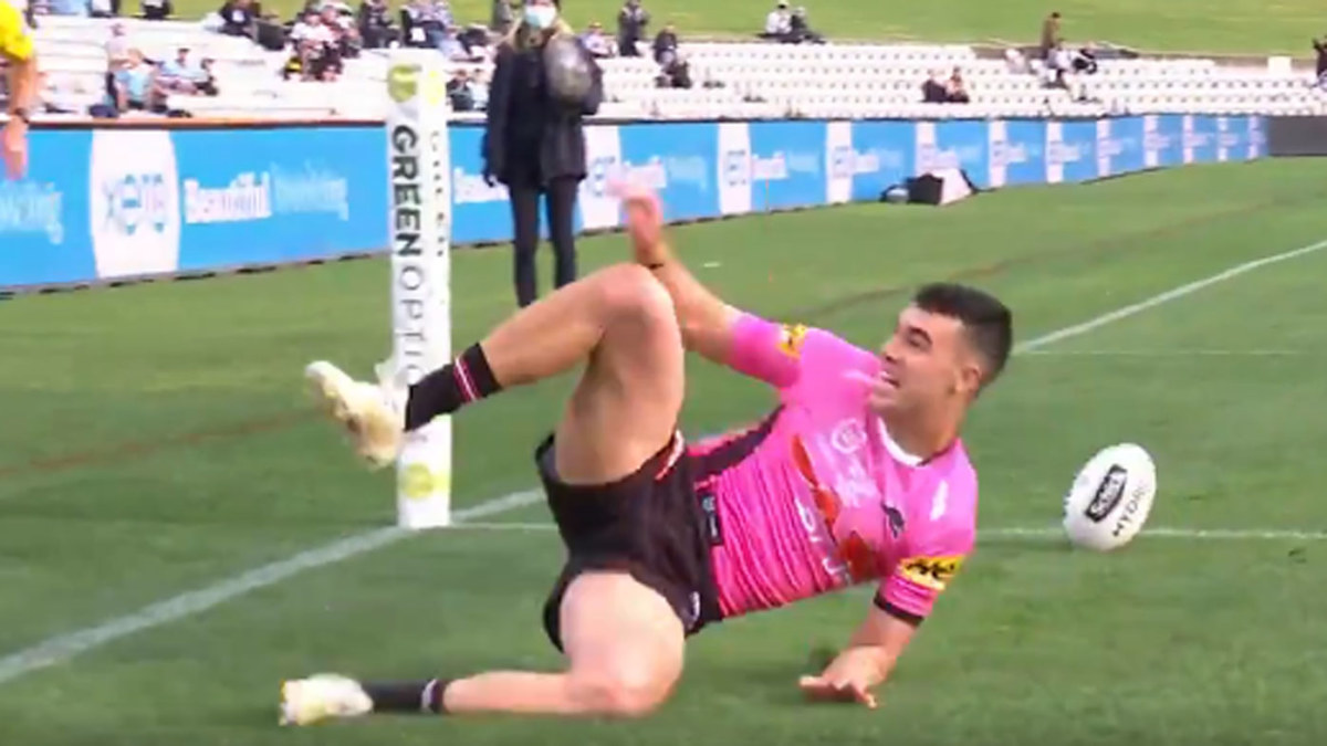 NRL news: Penrith rookie Charlie Staines scores four tries in 56-24 ...