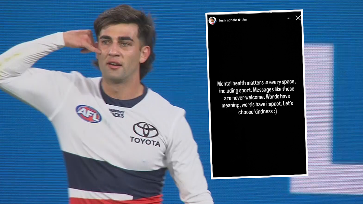 AFL news 2026 | Josh Rachele Instagram abuse message; Adelaide Crows vs ...
