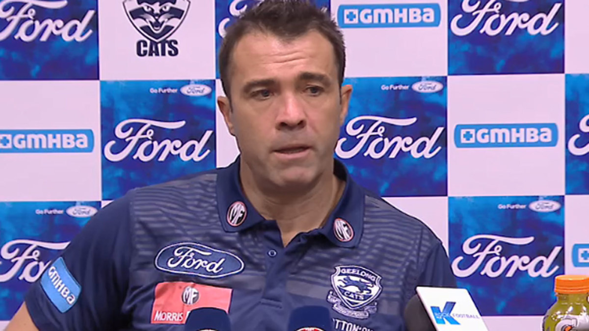 AFL: Geelong coach Chris Scott unimpressed with Cats' dour win over ...